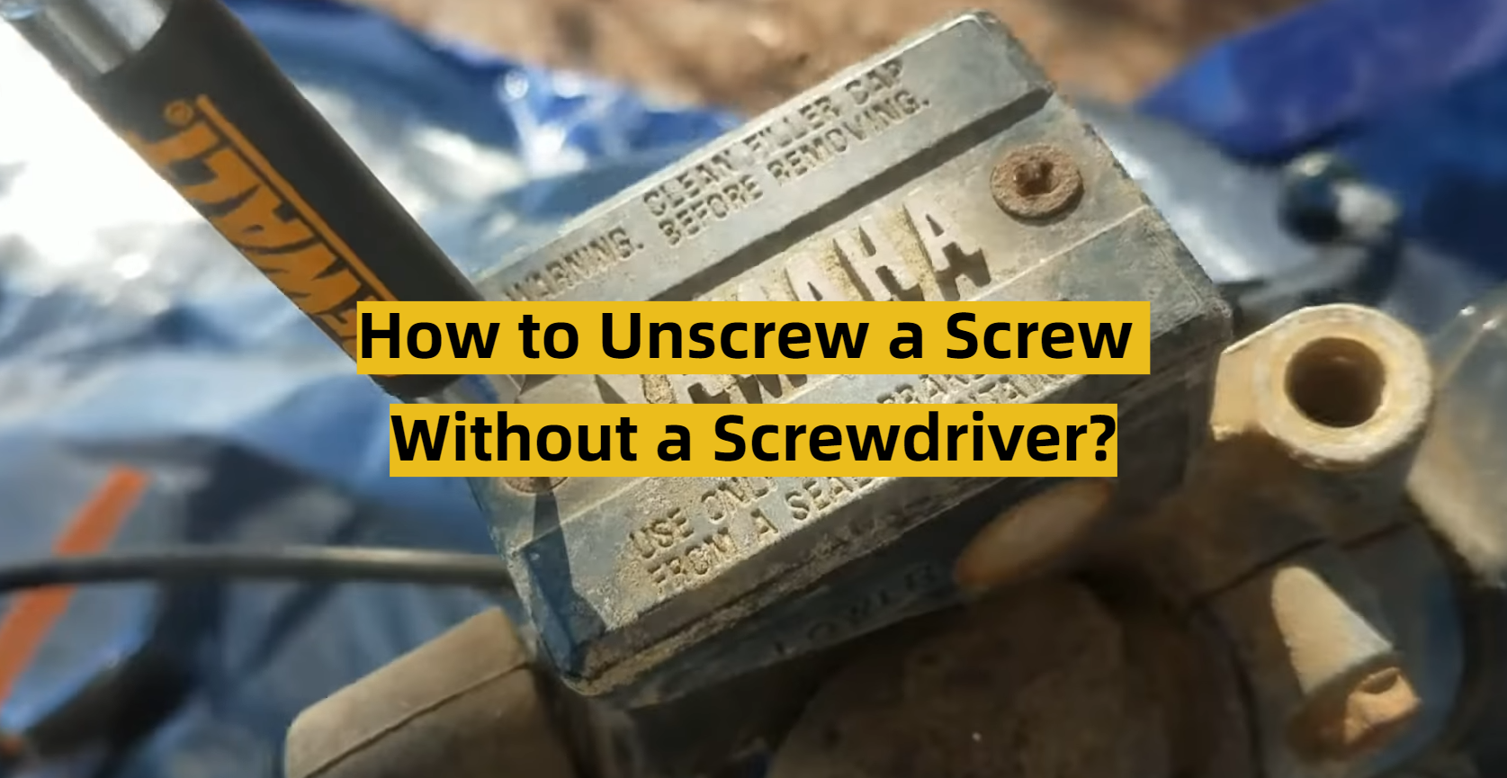 How to Unscrew a Screw Without a Screwdriver? - ToolsProfy